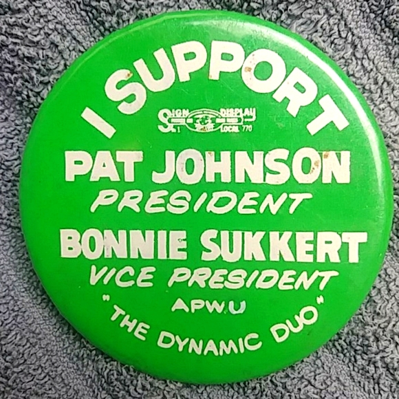 Accessories | Vintage American Postal Workers Union Pin | Poshmark